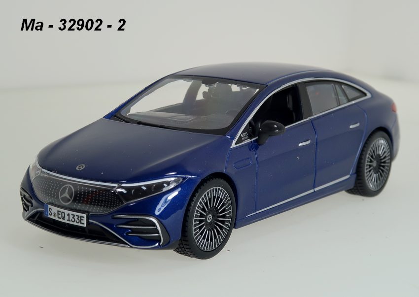 Maisto 1:27 EQS by Mercedes EQ (met.blue) - code Maisto 32902, modely ...