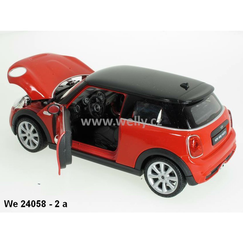 Welly 1:24 New Mini Hatch (red) - code Welly 24058, modely aut | Modely ...