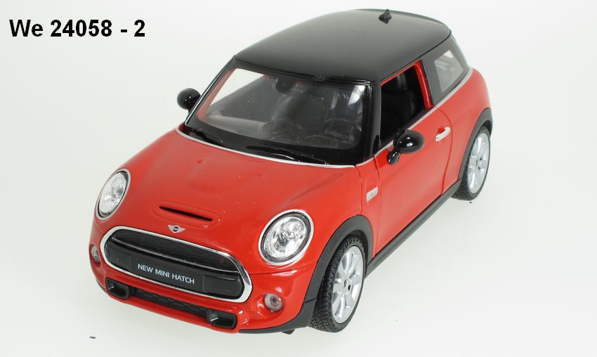 Welly 1:24 New Mini Hatch (red) - code Welly 24058, modely aut | Modely ...