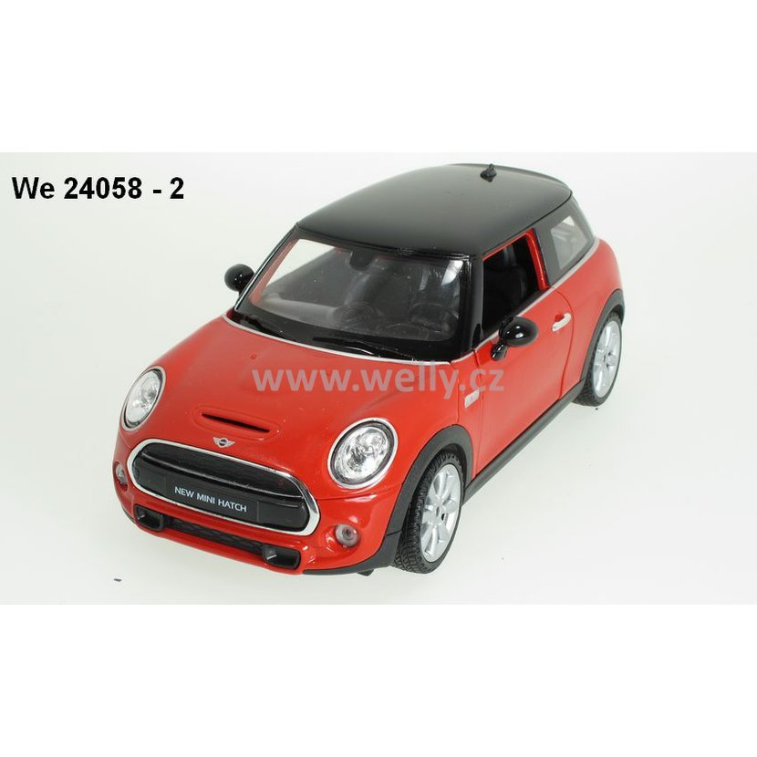 Welly 1:24 New Mini Hatch (red) - code Welly 24058, modely aut | Modely ...