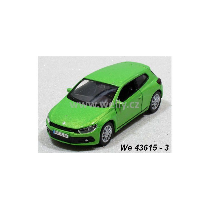 Welly 1:34-39 VW Scirocco (green) - code Welly 43615, modely aut ...
