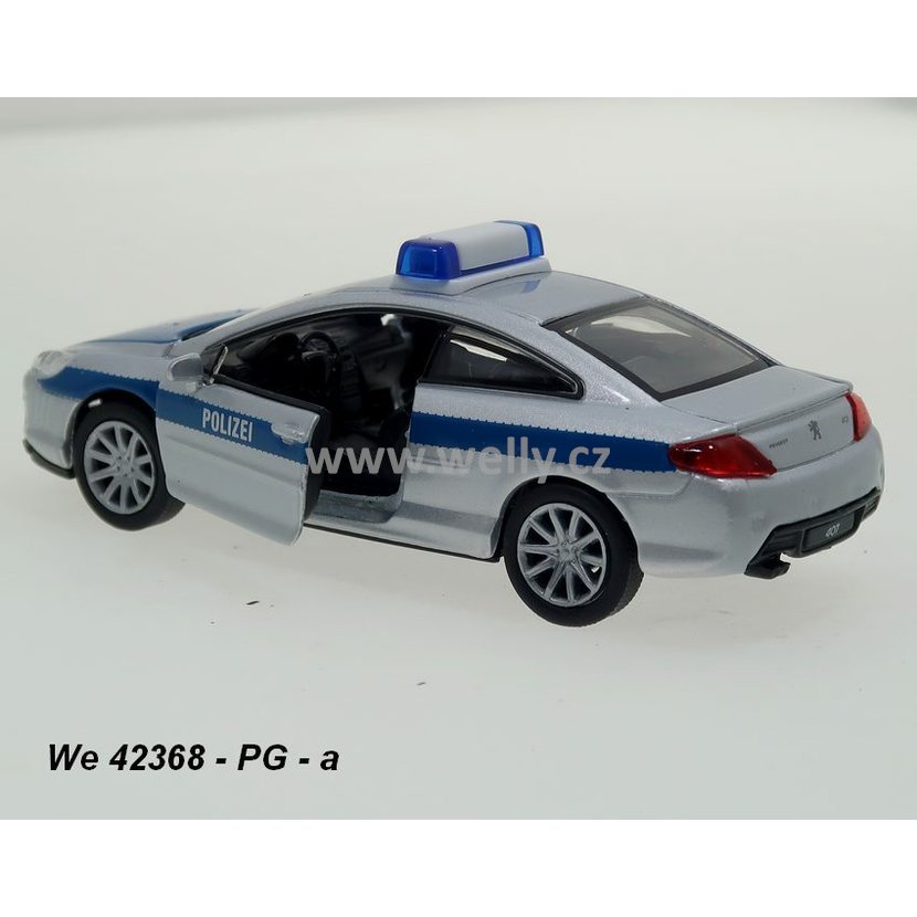 Welly 1:34-39 Peugeot Coupé 407 (Polizei - code Welly 42368PG, modely ...