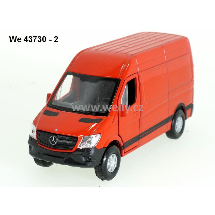 Welly 1:34-39 M-B Sprinter Panel Van (red) - code Welly 43730, modely ...