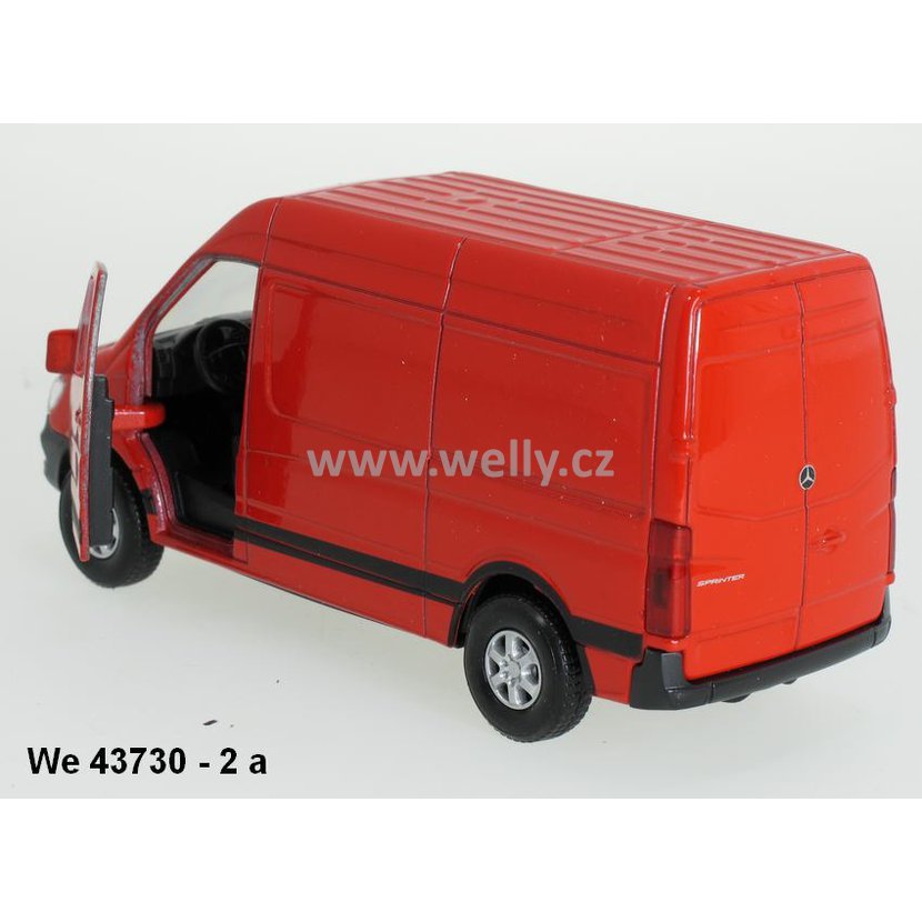 Welly 1:34-39 M-B Sprinter Panel Van (red) - code Welly 43730, modely ...