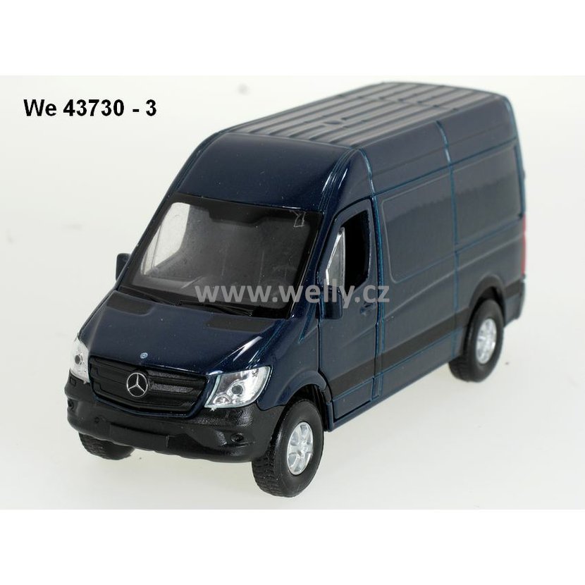 Welly 1:34-39 M-B Sprinter Panel Van (blue) - code Welly 43730, modely ...