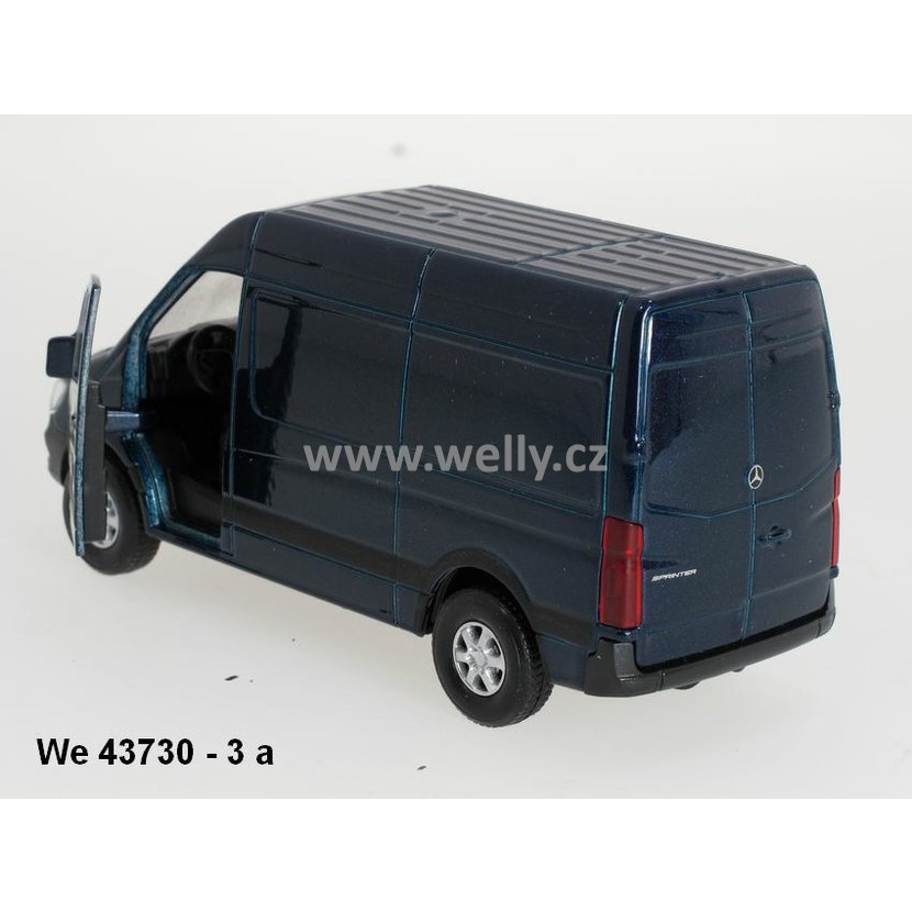 Welly 1:34-39 M-B Sprinter Panel Van (blue) - code Welly 43730, modely ...