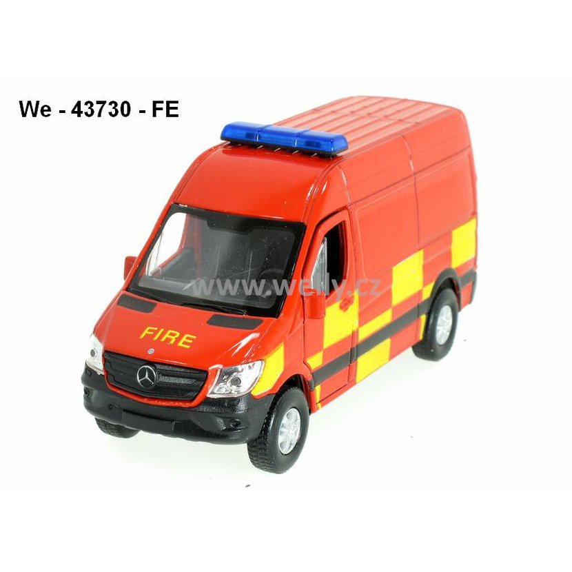 Welly 1:34-39 M-B Sprinter Panel Van (Fire) - code Welly 43730EF ...