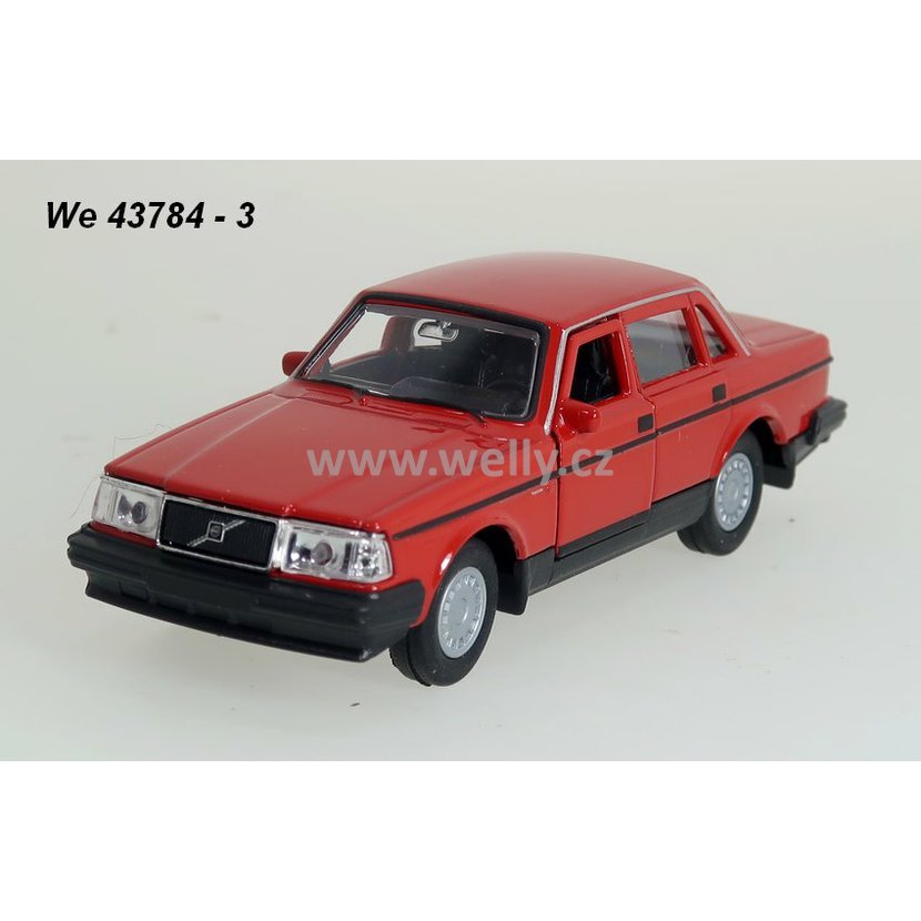 Welly 1:34-39 Volvo 240 GL (red) - code Welly 43784, modely aut ...
