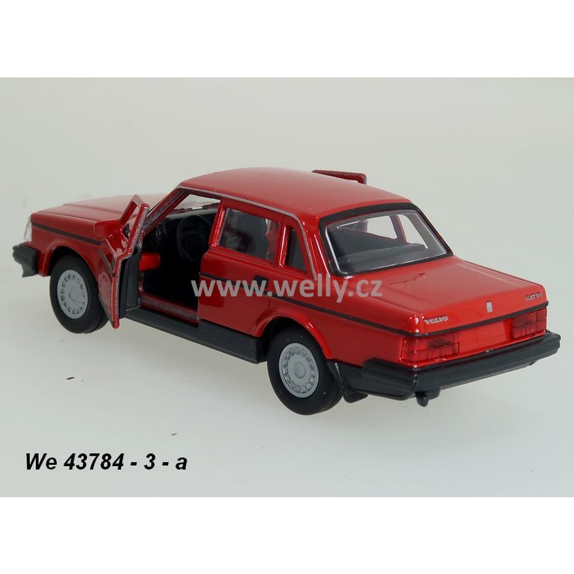 Welly 1:34-39 Volvo 240 GL (red) - code Welly 43784, modely aut ...